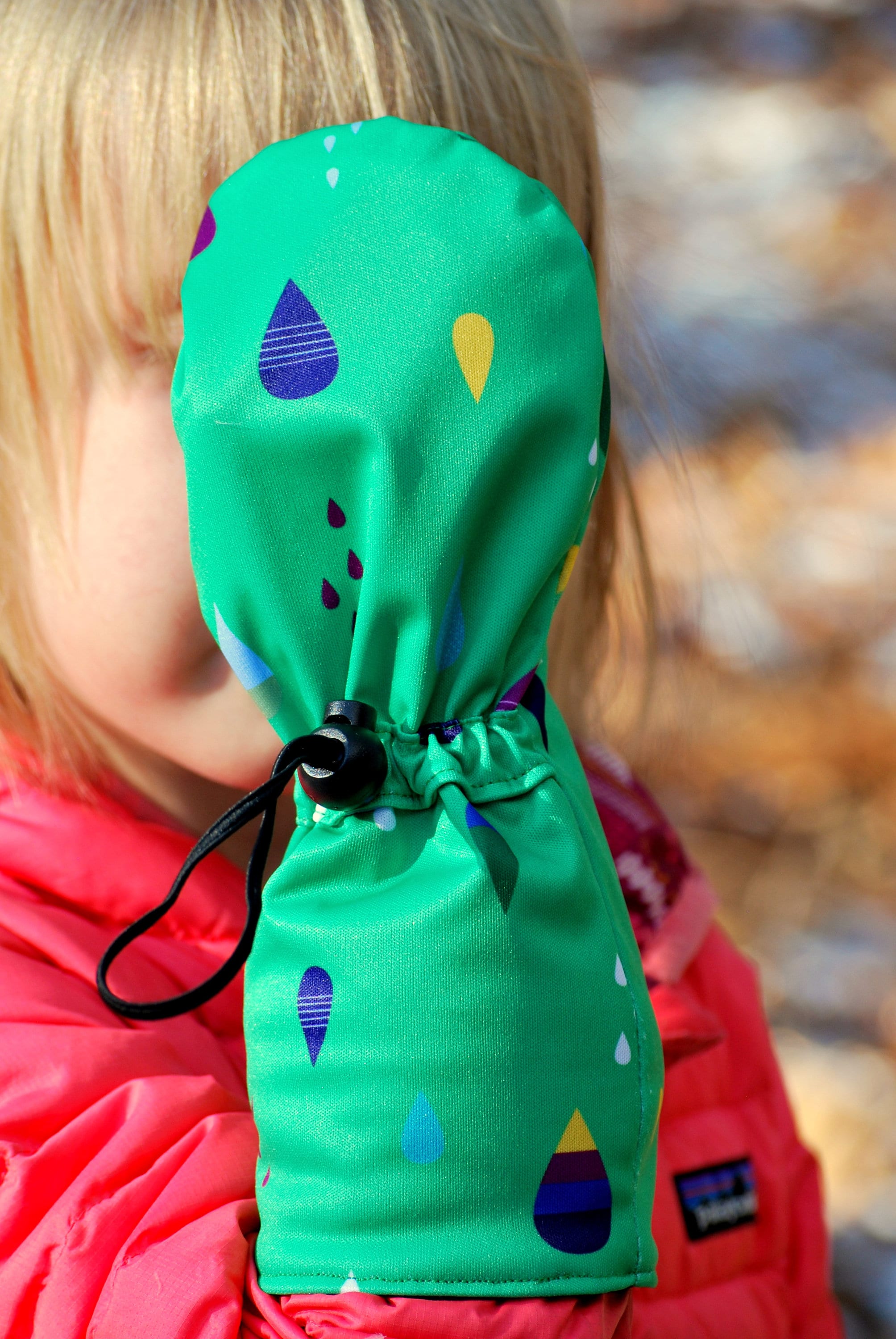 Thumbless Waterproof Mittens, Adaptive/accessible Mittens Cinched ...