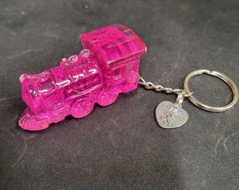 Train Keychain - Etsy