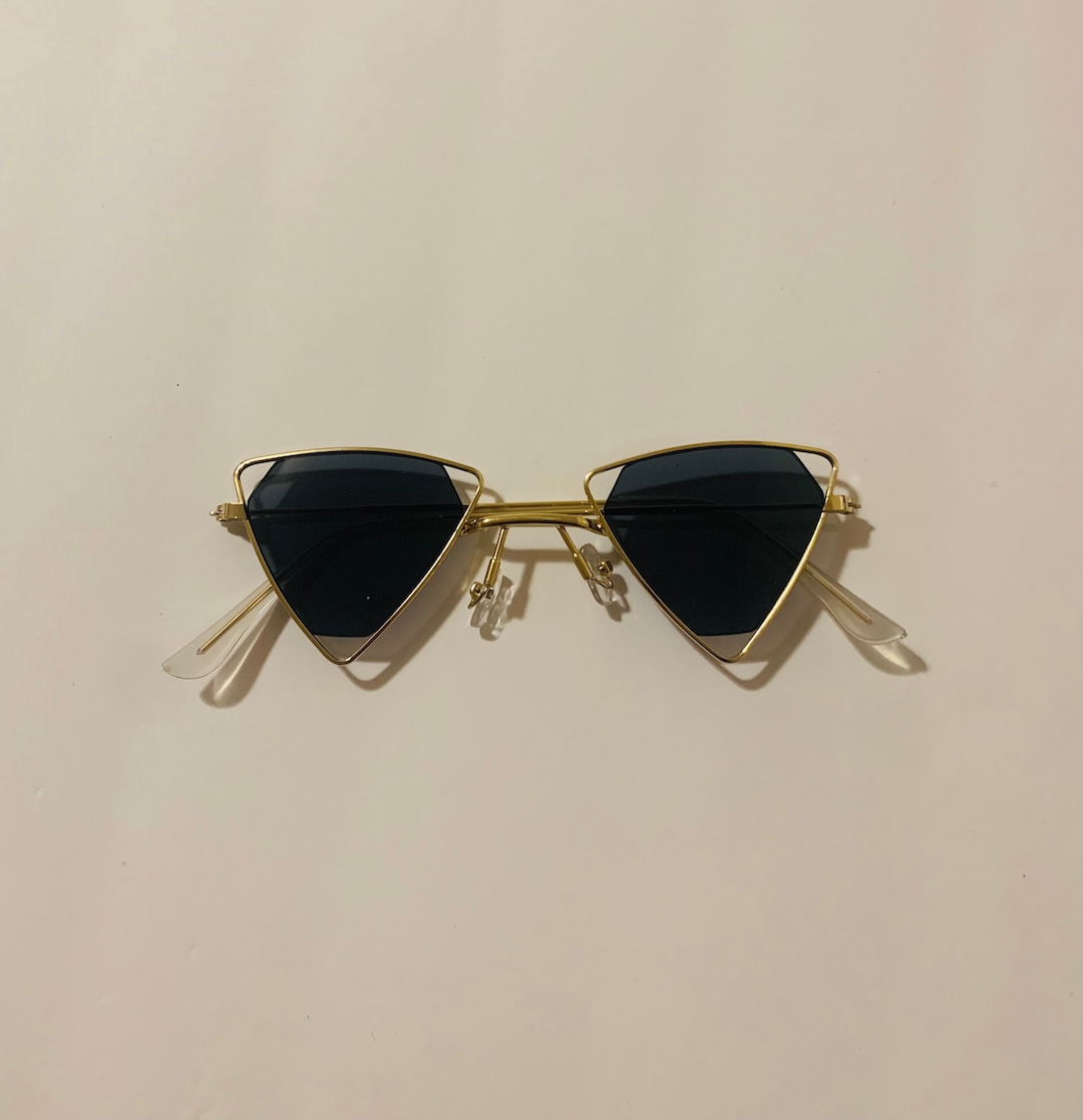 Vintage Triangle Sunglasses - Etsy