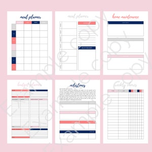Printable Mum Planner || Printable Family Planner, Planner for Mums ...