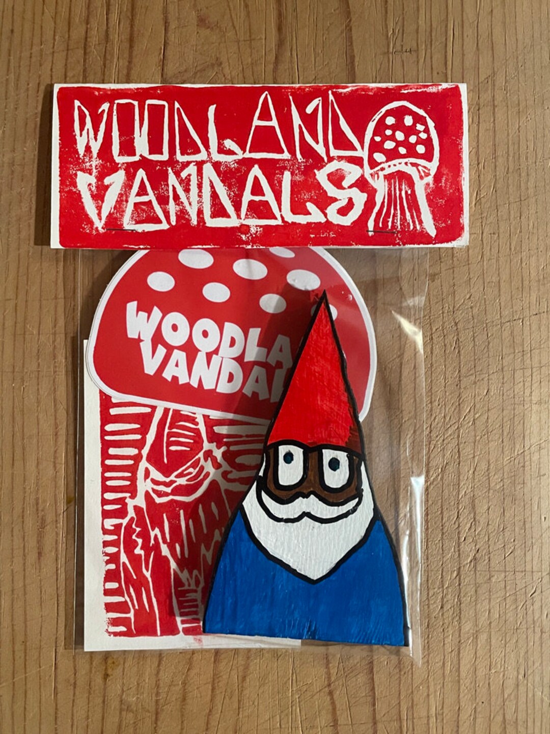 Woodland Vandals Goodie Bag W/sticker and Block Print Included AVERAGE ...