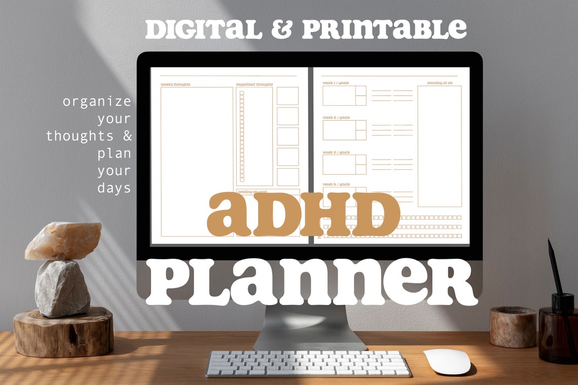 ADHD LIFE PLANNER // Printable Weekly Planner Digital Daily - Etsy ...