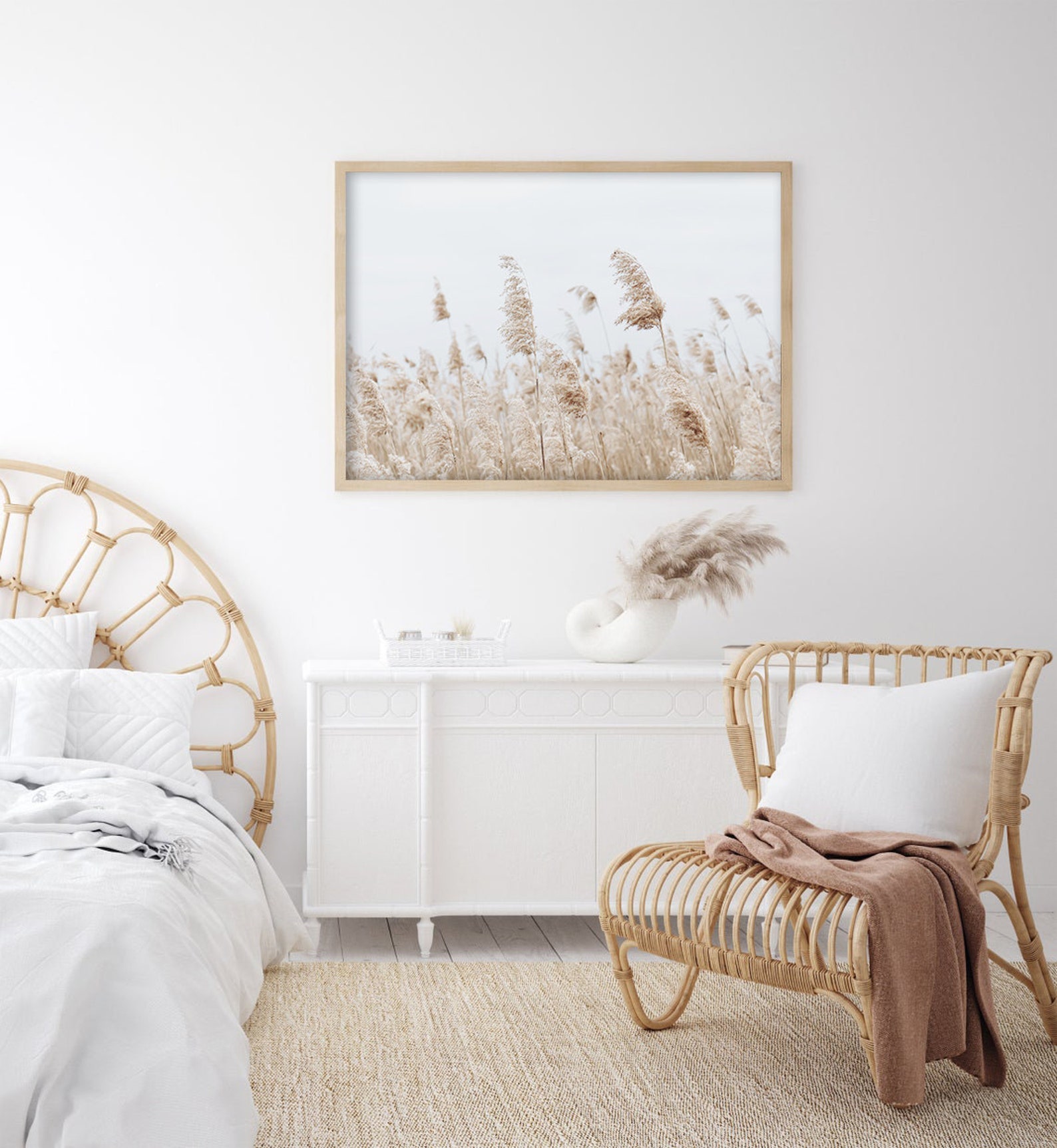 Printable Grass Wall Art | Farmhouse Decor | Grass Photography | Rustic ...