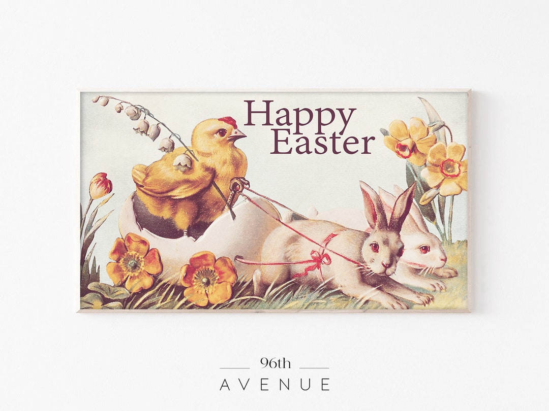 Easter Frame Tv Art Vintage Samsung Frame Tv Art Digital Download ...