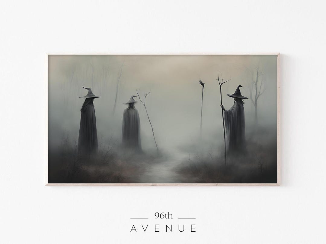 Samsung Frame TV Art Witches | Halloween Frame TV Art| Witchcraft Art ...