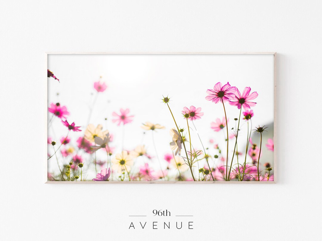 Samsung Frame TV Art | Spring Meadow Wildflowers Digital Art for TV ...