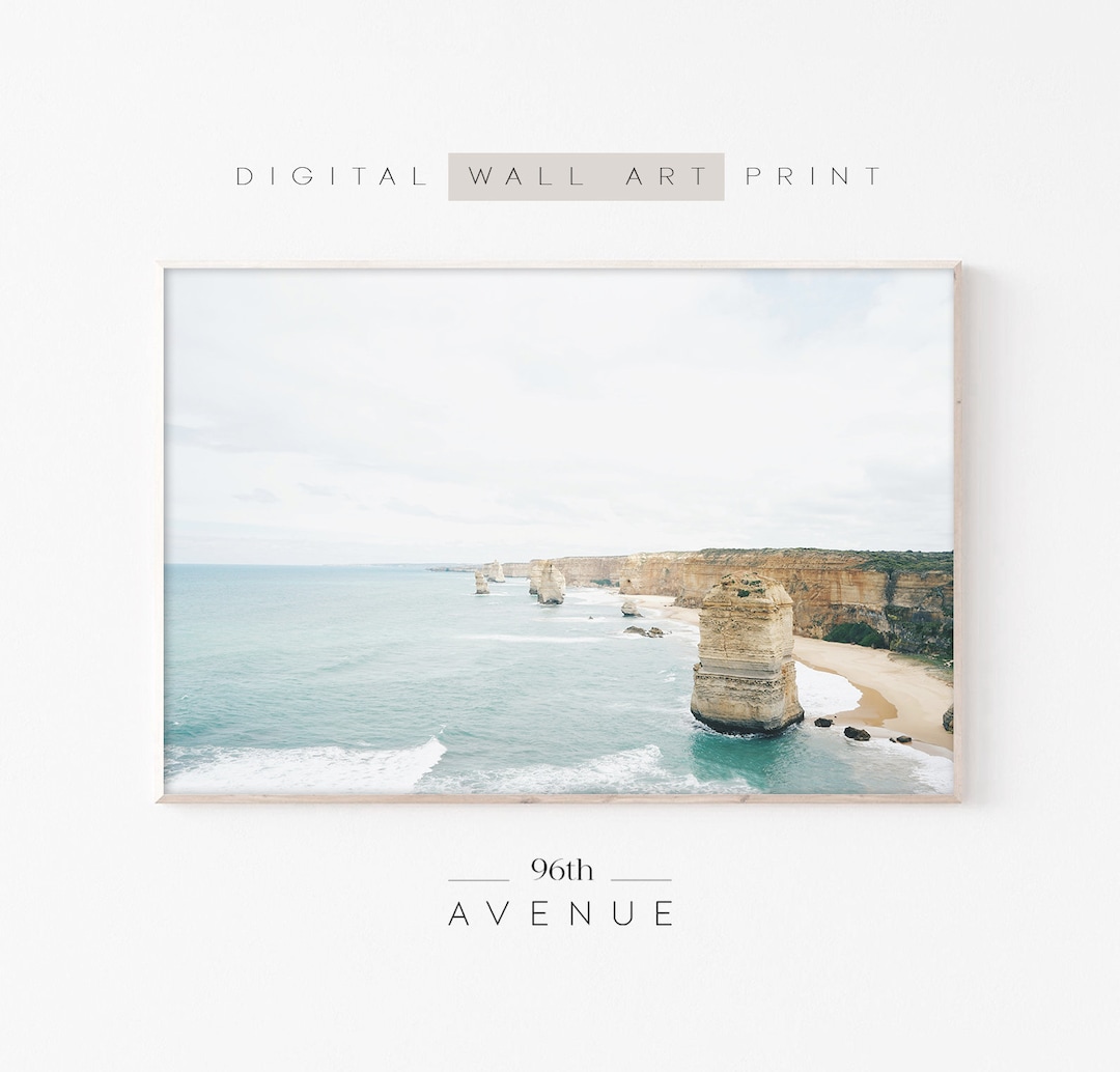 Australia Coastal Print | Australia Beach | Landscape Wall Art | Great ...