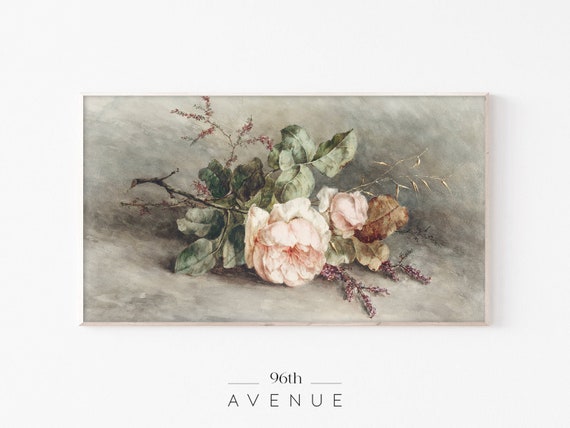 Antique Still Life Frame Tv Art | Etsy