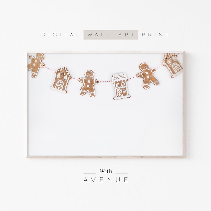 Gingerbread Wall Art - Etsy