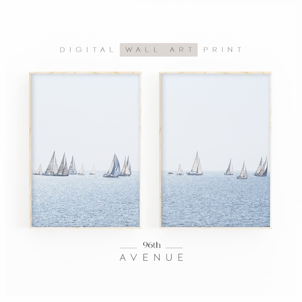 Two Sailboat Prints - Etsy