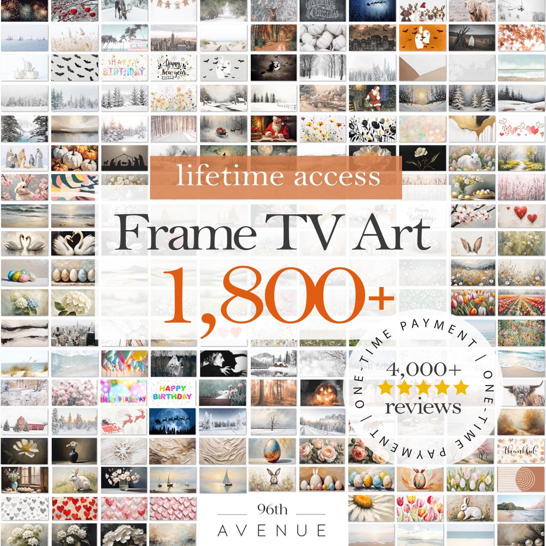 Ultimate Frame TV Art Bundle | 1,800+ Digital Artworks | One-time ...