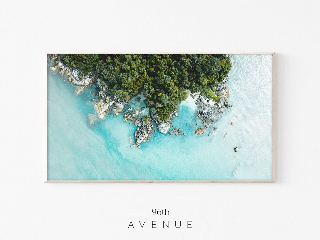 Samsung Rahmen Tv Art | Tropischer Strand Digital Art Frame TV | Sofort ...