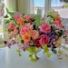 Realistic Red Orange Fake Flower Bouquet, Real Touch Roses, Outdoor ...