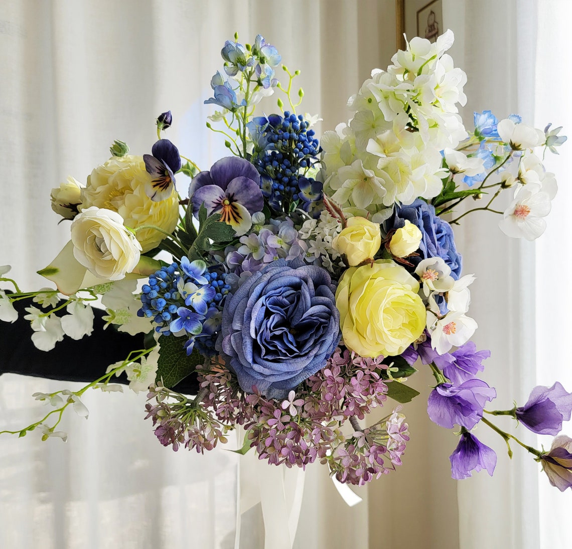 Premium Silk Flower Bouquet Bridal Bouquet Forever Flower - Etsy