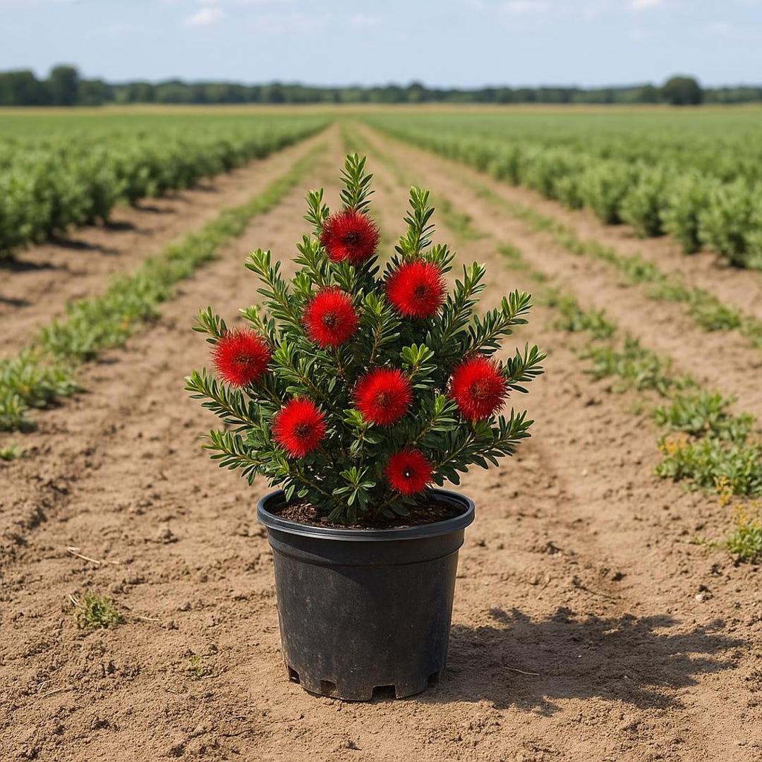 Dwarf Bottlebrush Plant: Callistemon 'little John' - 1 Gallon Blooming ...