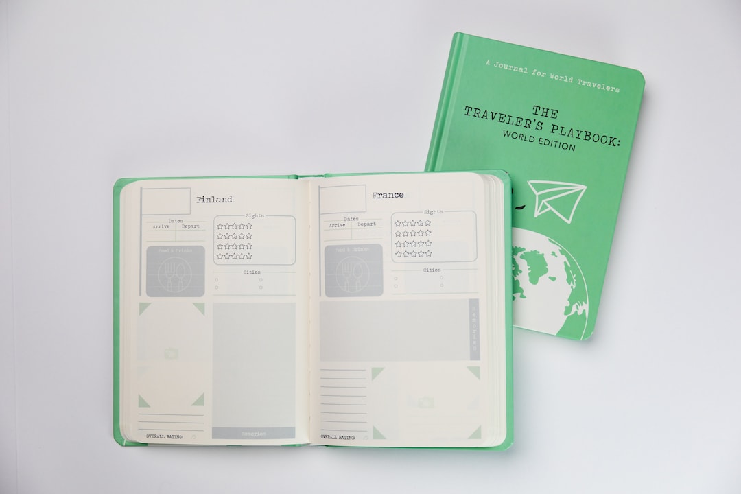 World Travel Journal - Travel Book - Travel Keepsake - Travel Journal ...