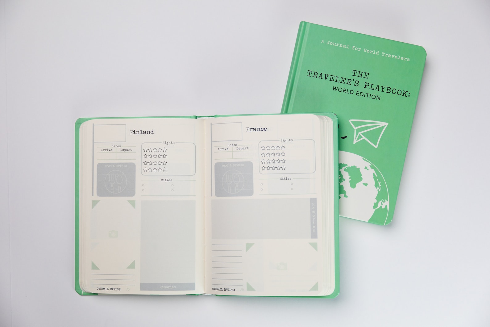 World Travel Journal - Travel Book - Travel Keepsake - Travel Journal ...