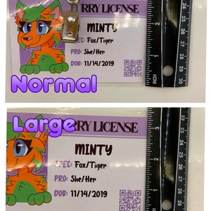 Furry License Ych Badge // Custom Furry Badge // Read the Desc - Etsy