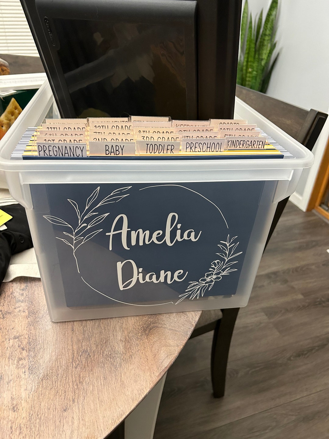 Name Decal & Folder Labels - Etsy