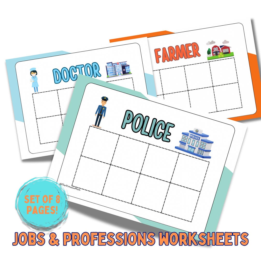 Jobs & Professions Games for Kids | Community Helpers | Career Matching ...