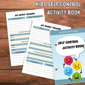 Kids Self-control Activity Book Printable, Emotional Regulation ...