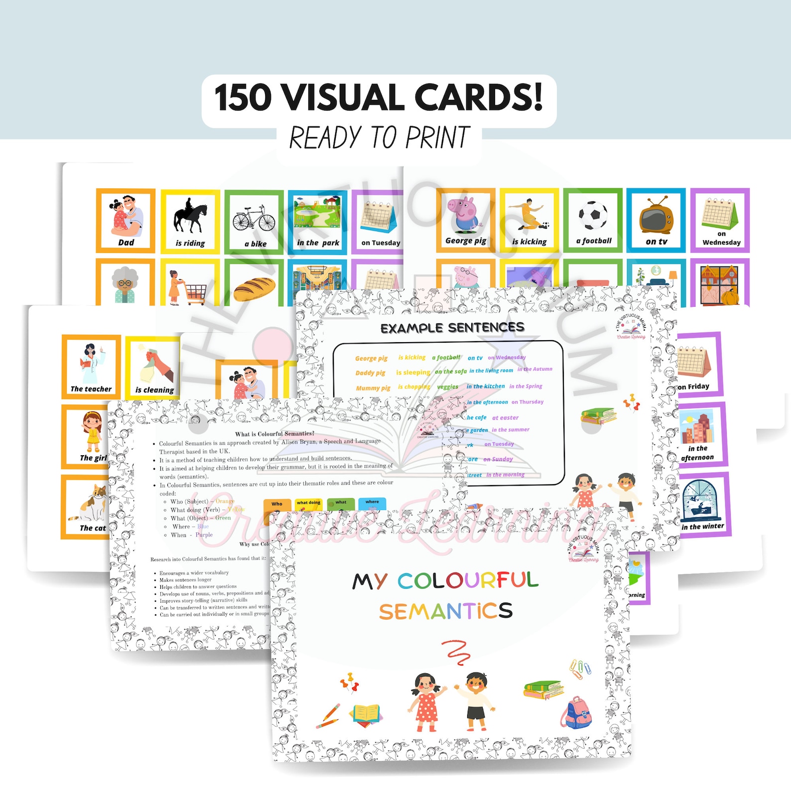 Special Needs Visual Aids Worksheets | Printable Resources for Autism ...
