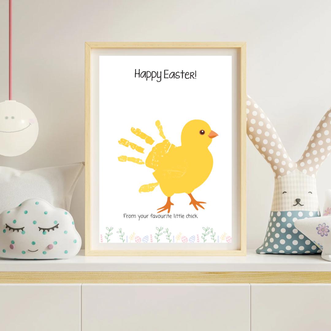 Easter Handprint and Footprint Art for Kids | Printable Easter Crafts ...