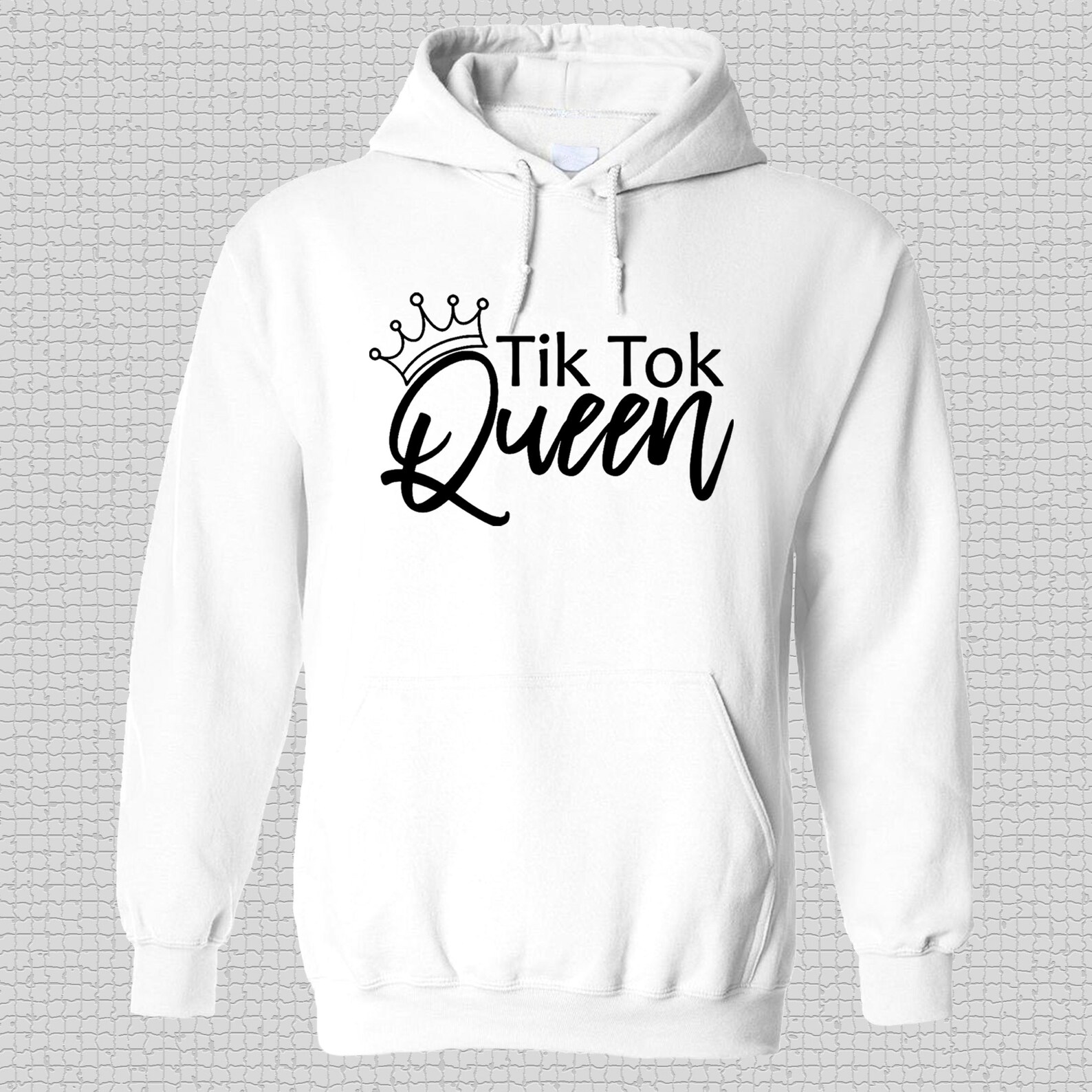TIK TOK Mädchen Hoodie Tik Tok Merch Königin Erwachsene Größe | Etsy