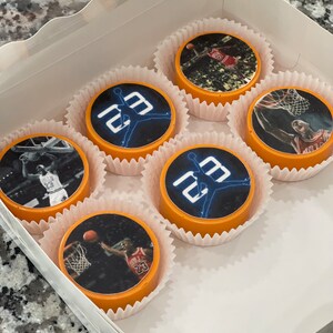 CUSTOM Edible Image Cake Topper Birthday Icing Sheet Cupcake Favors ...