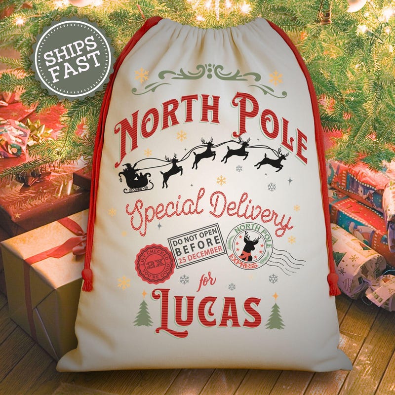 Extra Large Santa Sack - Etsy