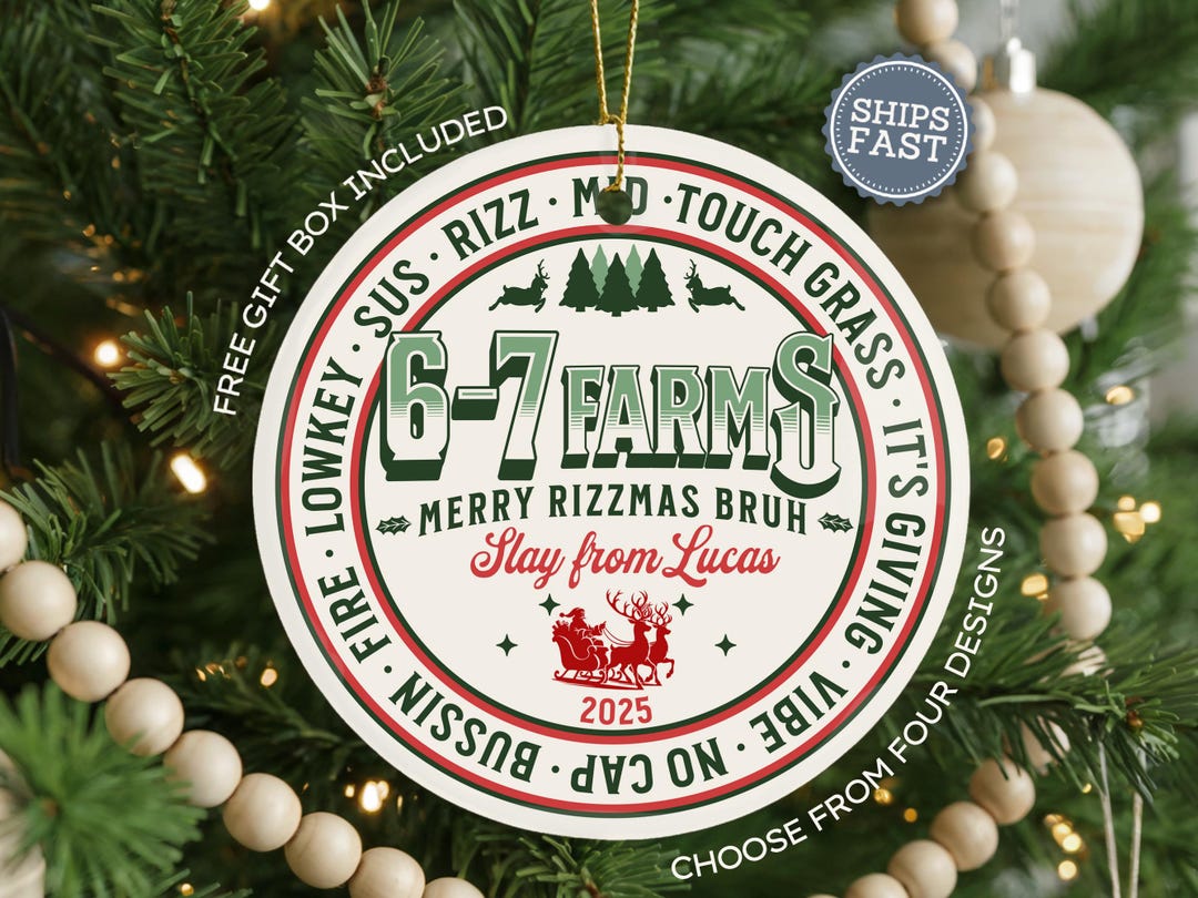 Ornament Christmas Custom Gen Z Gifts Christmas Ornament Personalized ...