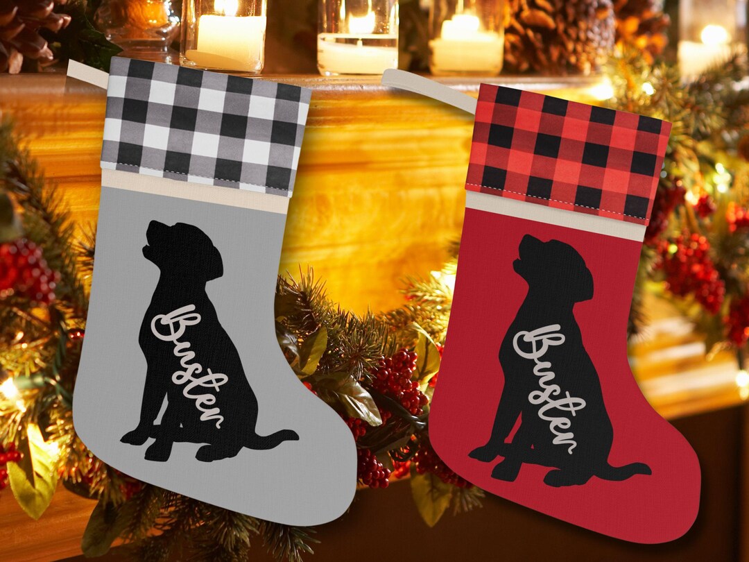 Customized Labrador Retriever Christmas Stocking for Dog Mom Customized ...