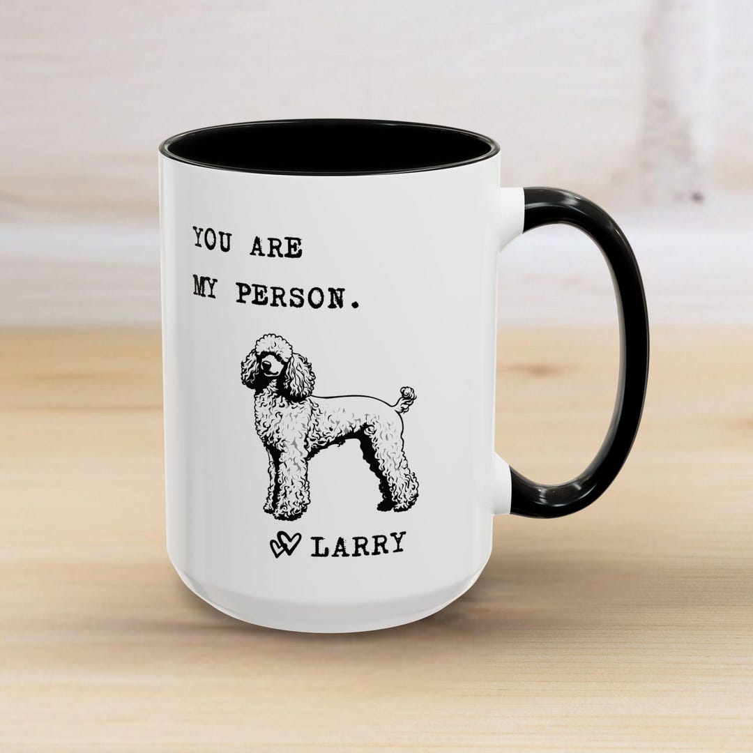 Personalized Poodle Mug Gift for Dog Mom Custom Standard Poodle Mug Dog ...
