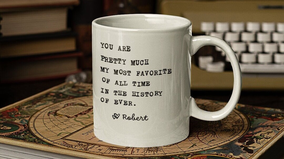 Personalized You're My Favorite Mug for Husband, Valentines Gift for ...