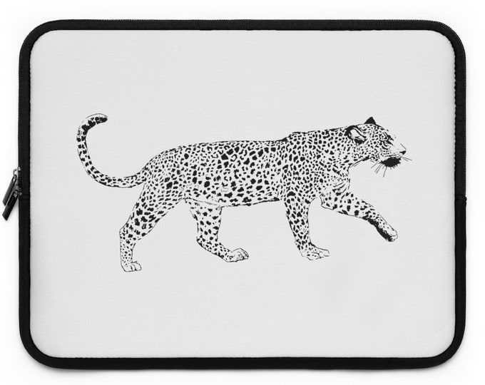 Leopard Print Laptop Sleeve Animal Print Case Laptop Cover Tech ...