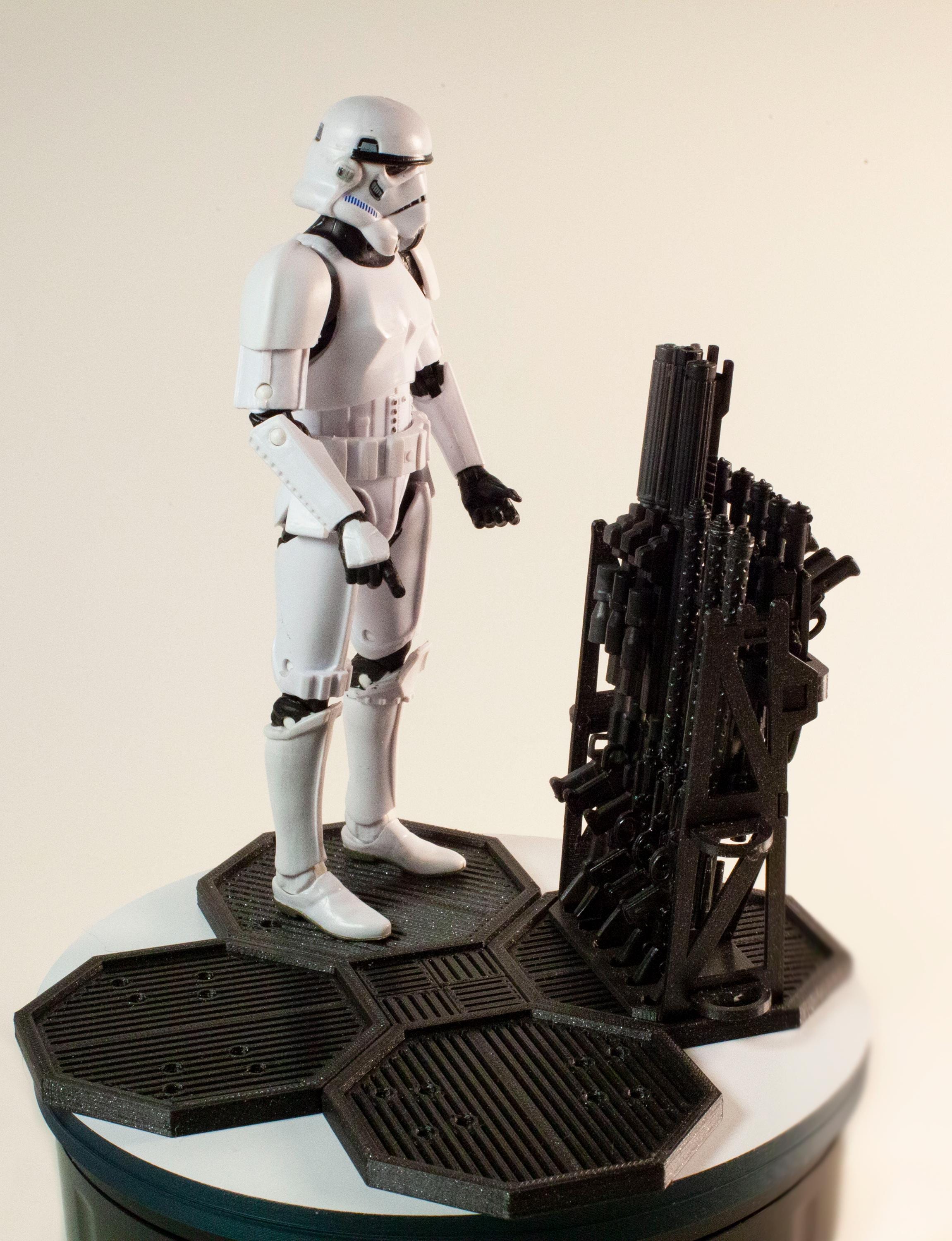 Deck Plates Blaster Rack, 1/12 STAR WARS Black Series, Action Figure ...