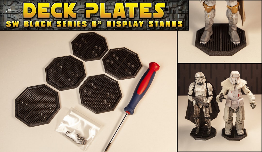 Action Figure Display Stands, Starter Pack, 1/12 STAR WARS Black Series ...