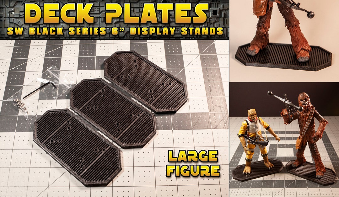 Action Figure Display Stands, 1/12 STAR WARS Black Series Large Figure ...