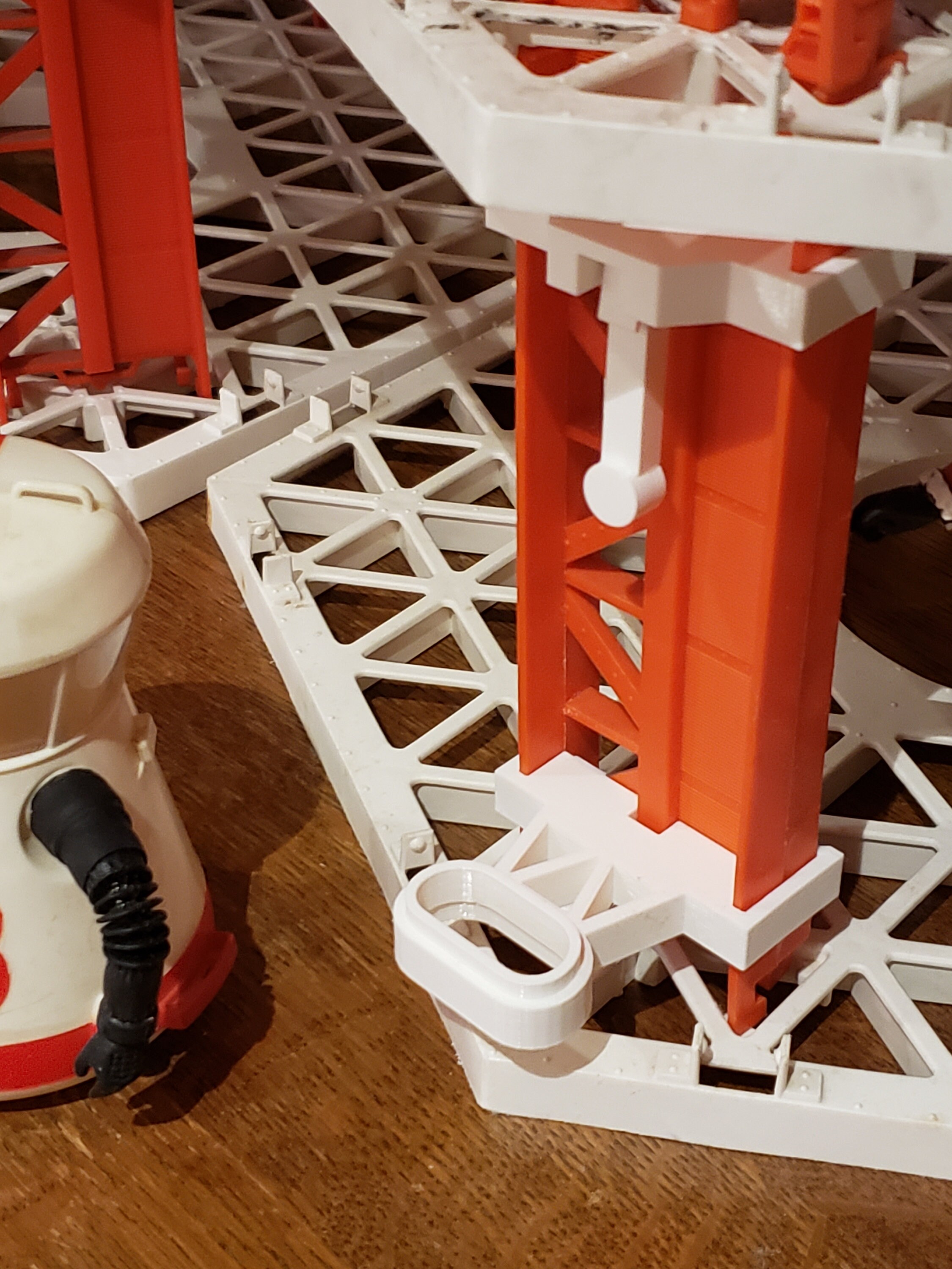 Major Matt Mason Moon Suit Rack New moon Suit and Space Station Parts ...