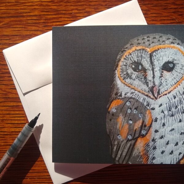Owl Card - Etsy