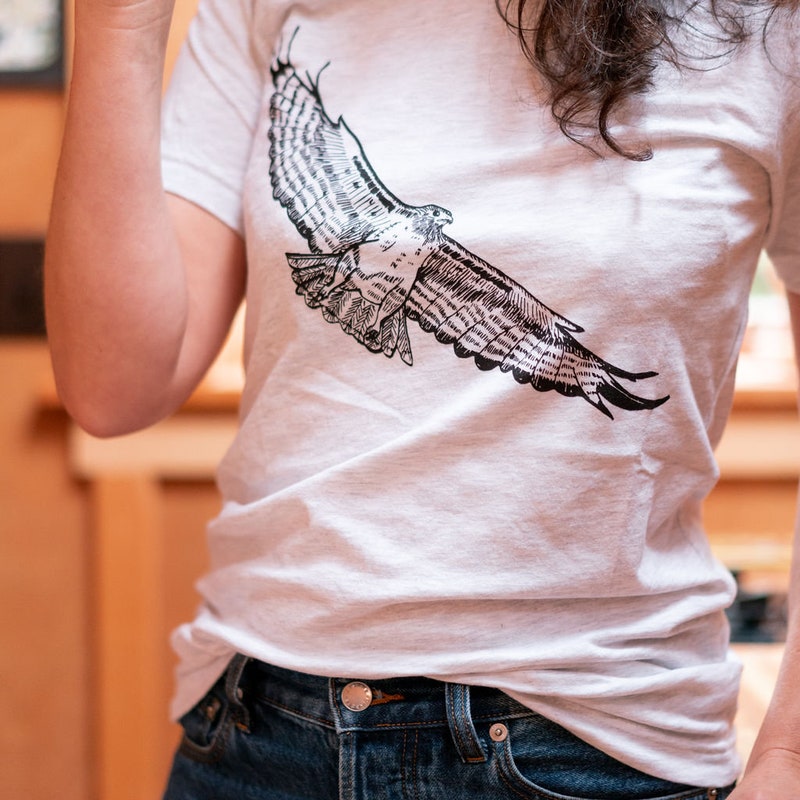 Hawk T Shirt - Etsy