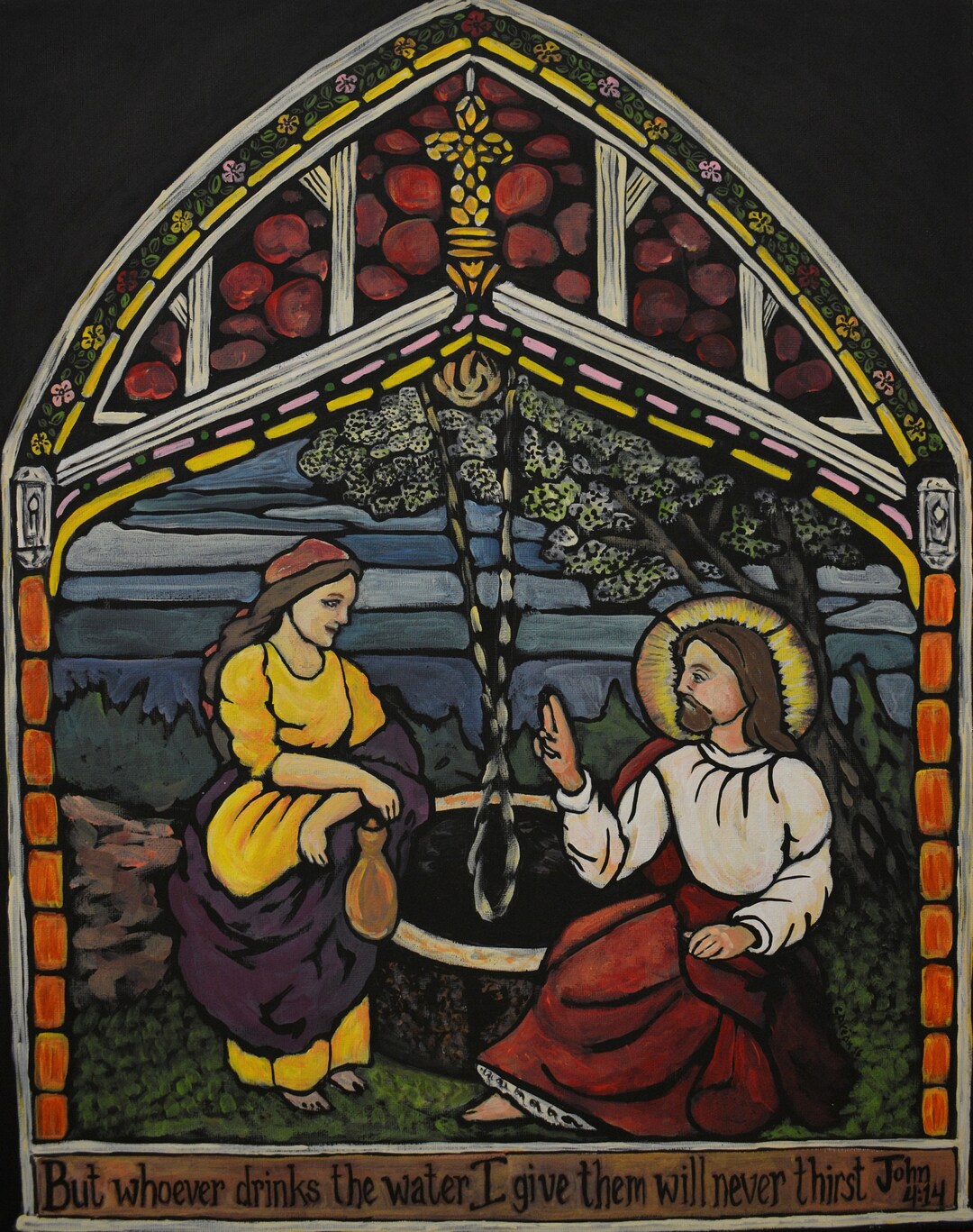 The Woman at the Well Poster Print - Etsy