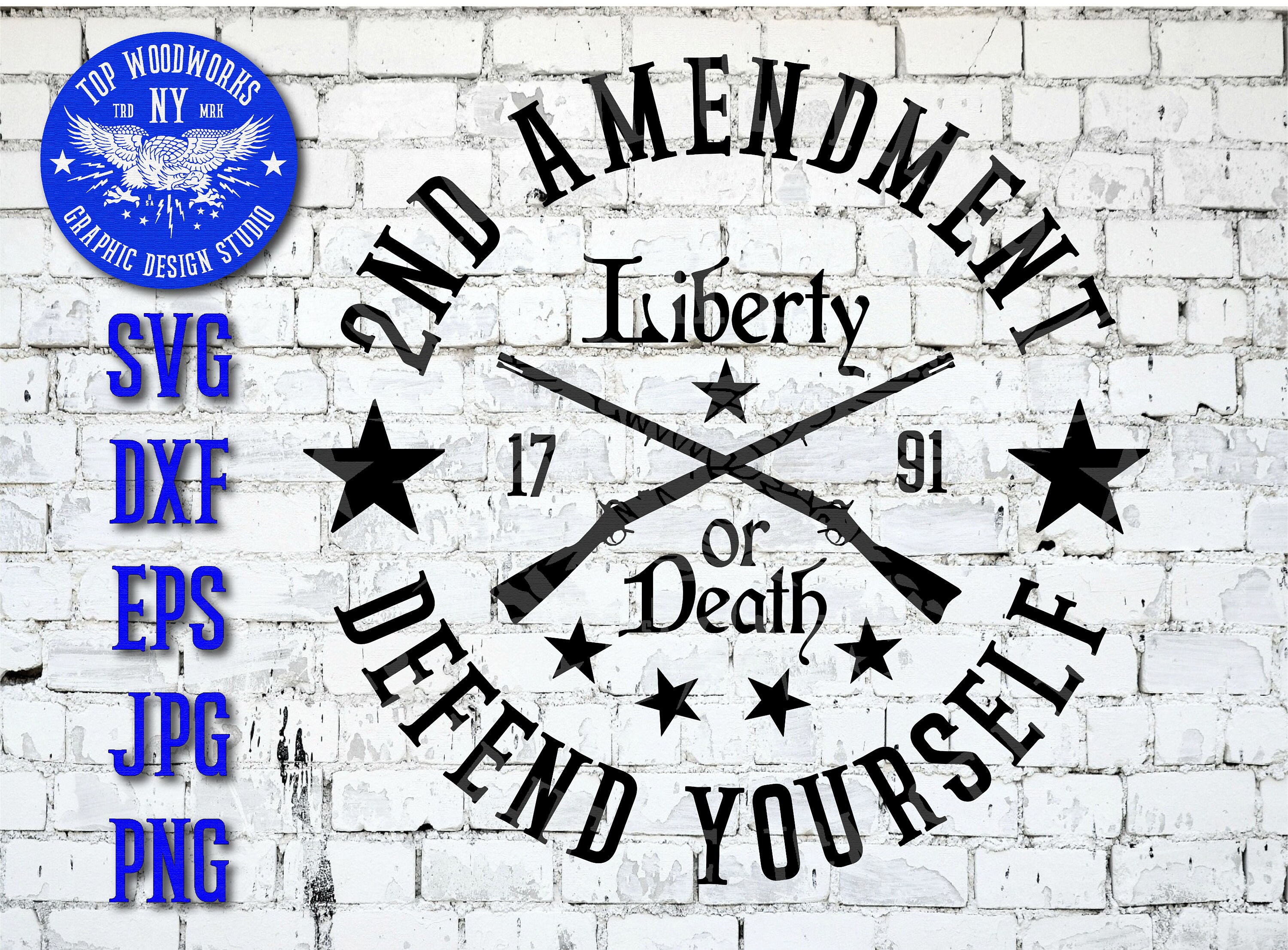 Liberty or Death Second 2nd Amendment 2A Right to Bear Arms - Etsy