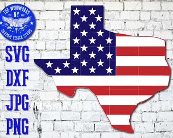 Texas Flag Vector | Etsy