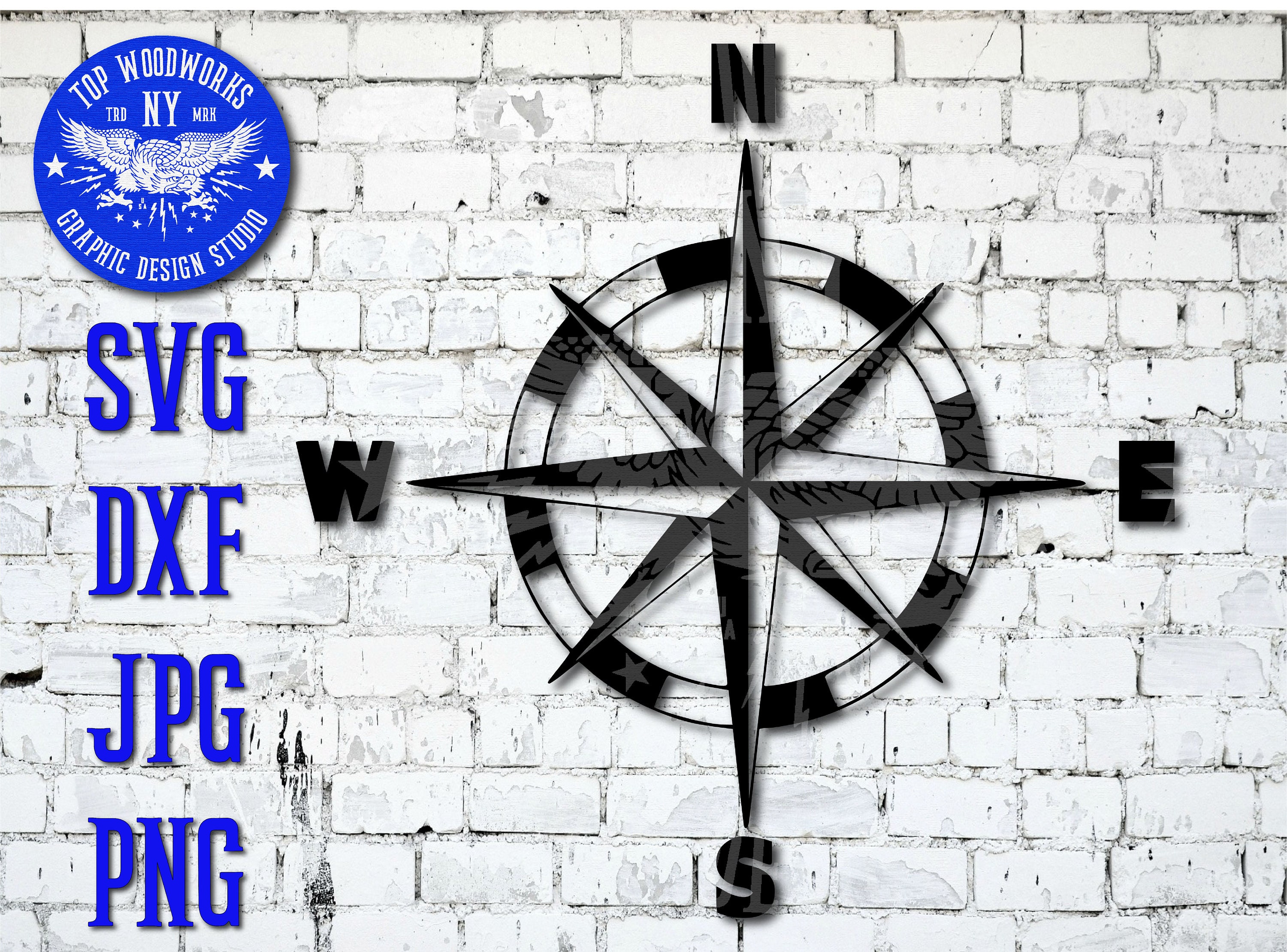 Nautical Star Compass Rose Point Sign Symbol Sea Sailor Tattoo Honor ...