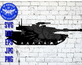 M1a1 Abrams Tank Silhouette - Etsy New Zealand