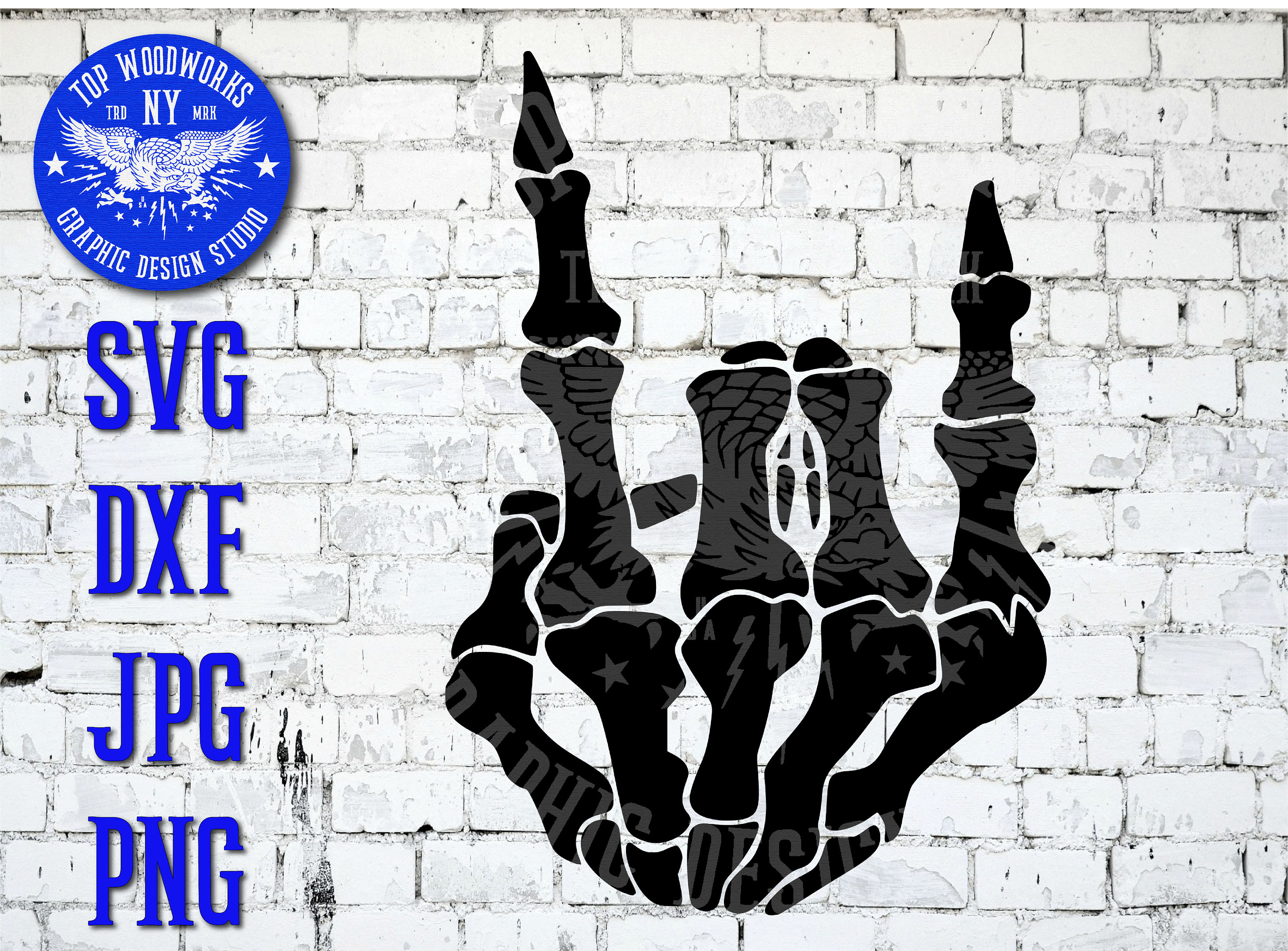 Skeleton Devil Horns