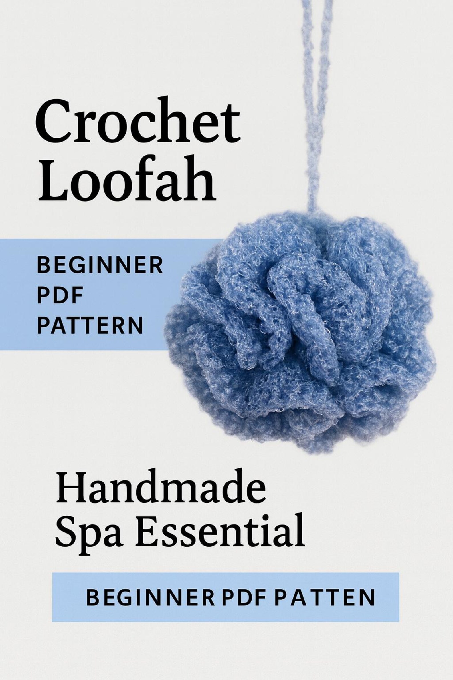 Crochet Loofah Pattern: Beginner Spa Accessory PDF Pattern - Etsy