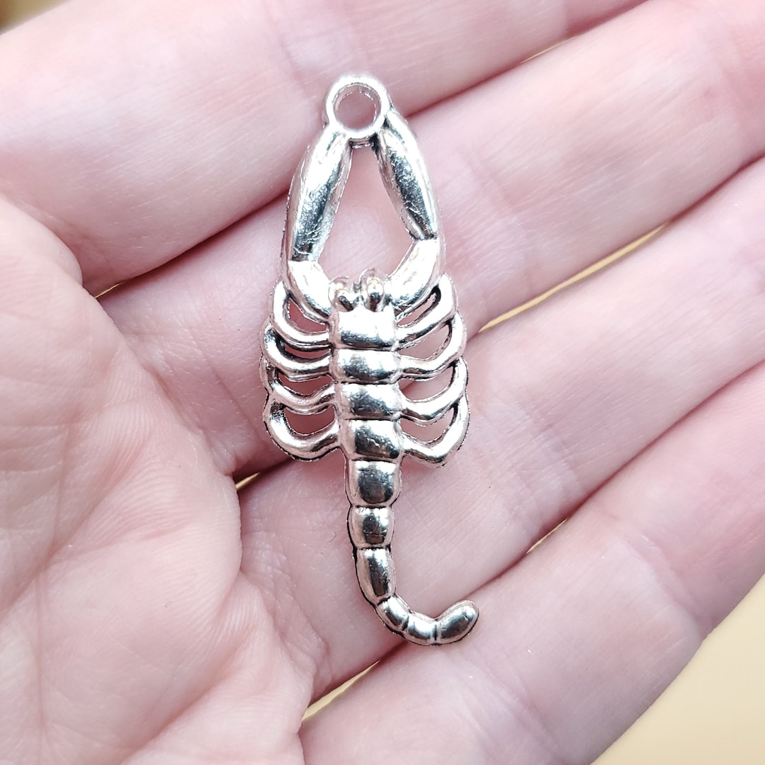 5 Zpcs Scorpion Charms - 16x41mm Scorpio or Bug Charms for Handmade ...