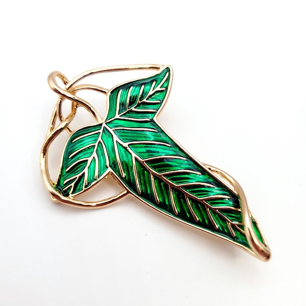 Elven Leaf Brooch - Etsy
